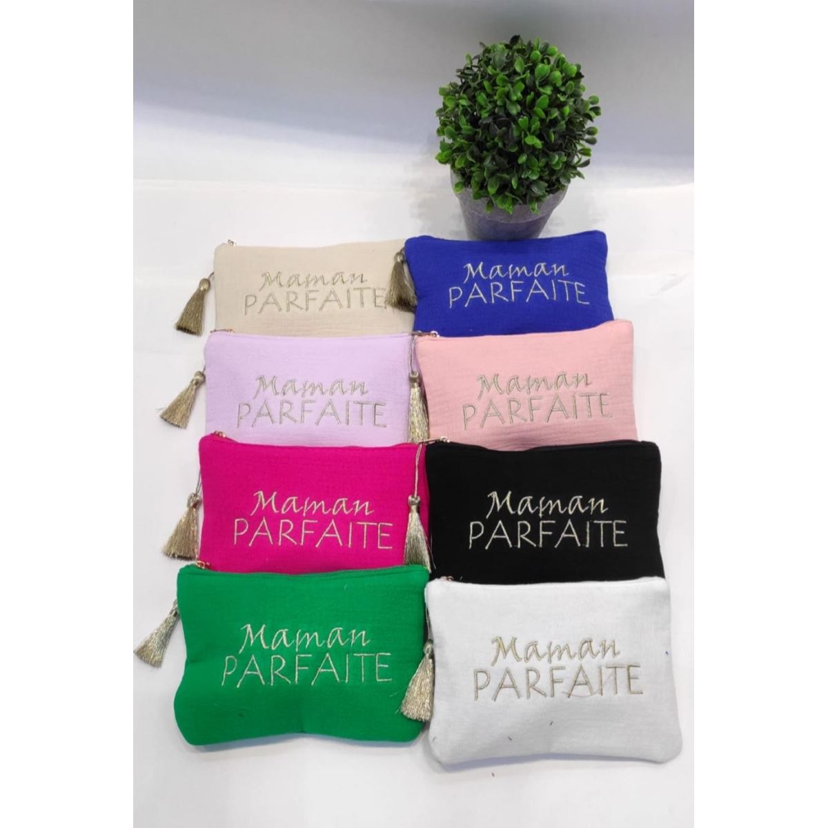 SCARPY | Scarpy creation accessoires maman parfaite pochette 12*18cm beige accessoires