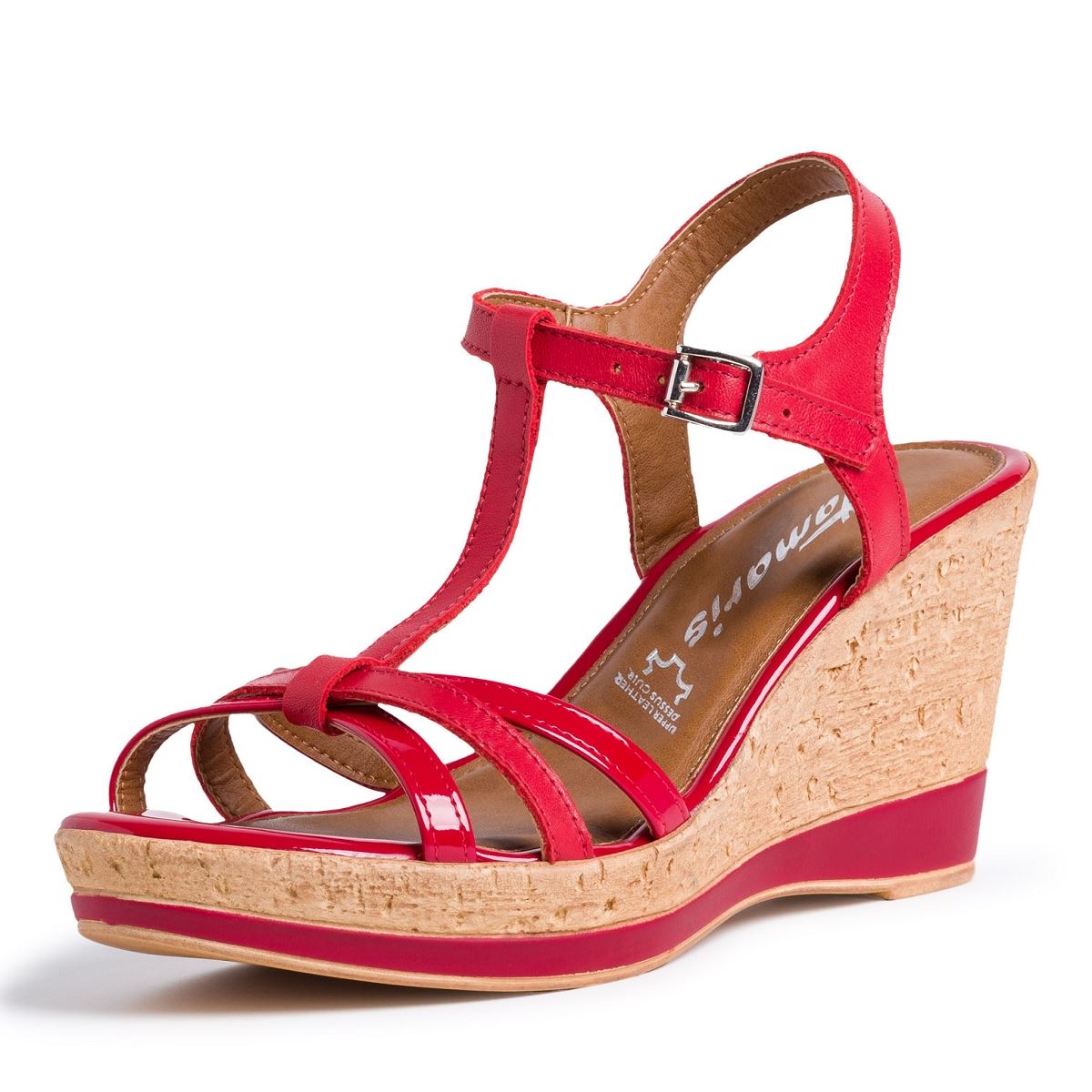 SCARPY | Tamaris ete sport 28347 24 sandales rouge femme